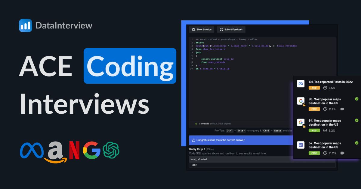 Coding Pad - DataInterview.com